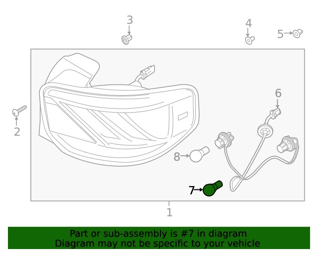 1864421058 Лампа KIA HYUNDAI | Запчасти на DRIVE2