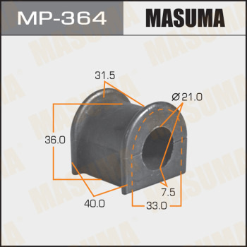 MP364 Втулка стабилизатора MASUMA | Запчасти на DRIVE2