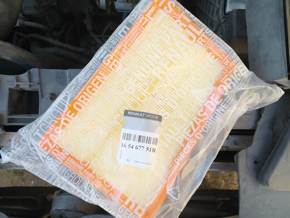 165467751R Фильтр возд RENAULT | Запчасти на DRIVE2