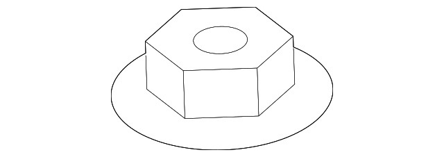 33326760368 гайка с буртиком BMW | Запчасти на DRIVE2