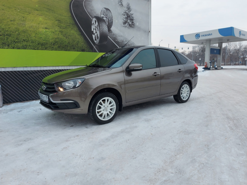 Первое ТО и ремонт после ДТП — Lada Гранта (2G) FL, 1,6 л, 2021 года ...