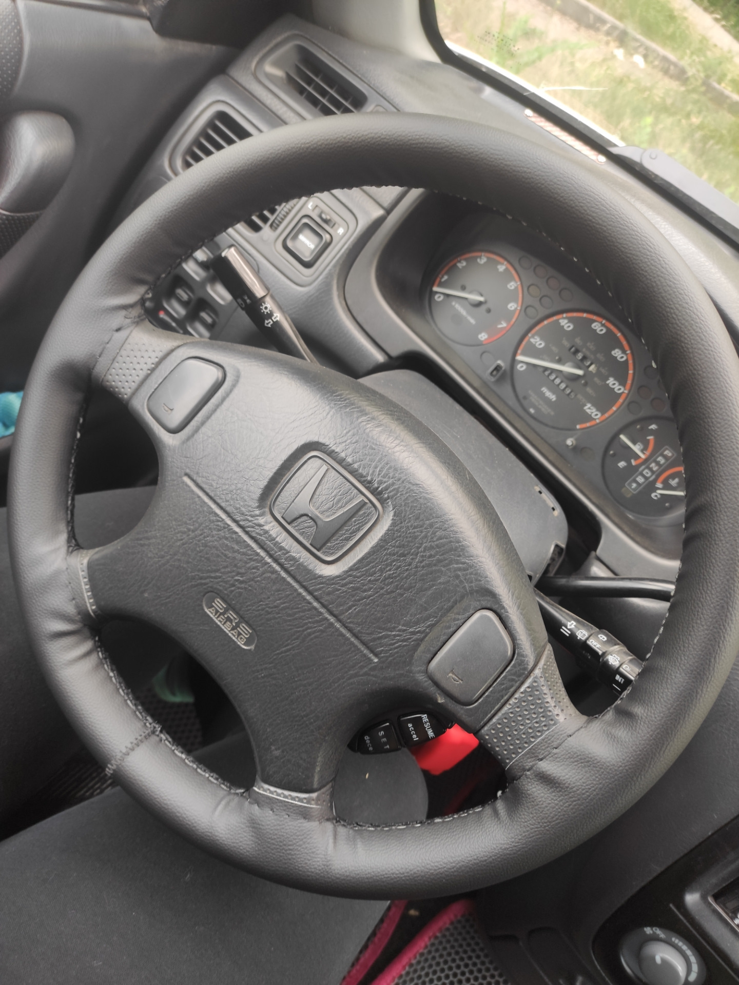 Дополнение к оплётке руля — Honda CR-V (RD1/RD2), 2 л, 2001 года ...