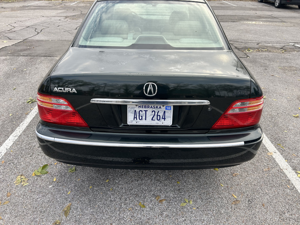 Регистрация автомобиля и небольшие наблюдения — Acura RL (KA9), 3,5 л ...