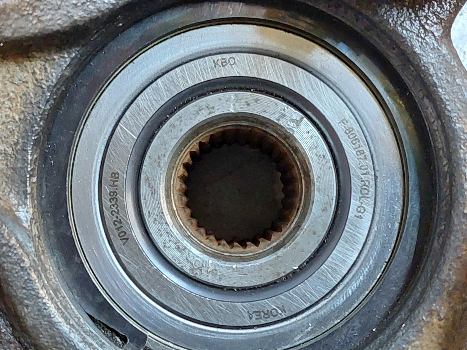 Ступичный передний правый — Hyundai Santa Fe (1G), 2 л, 2001 года ...