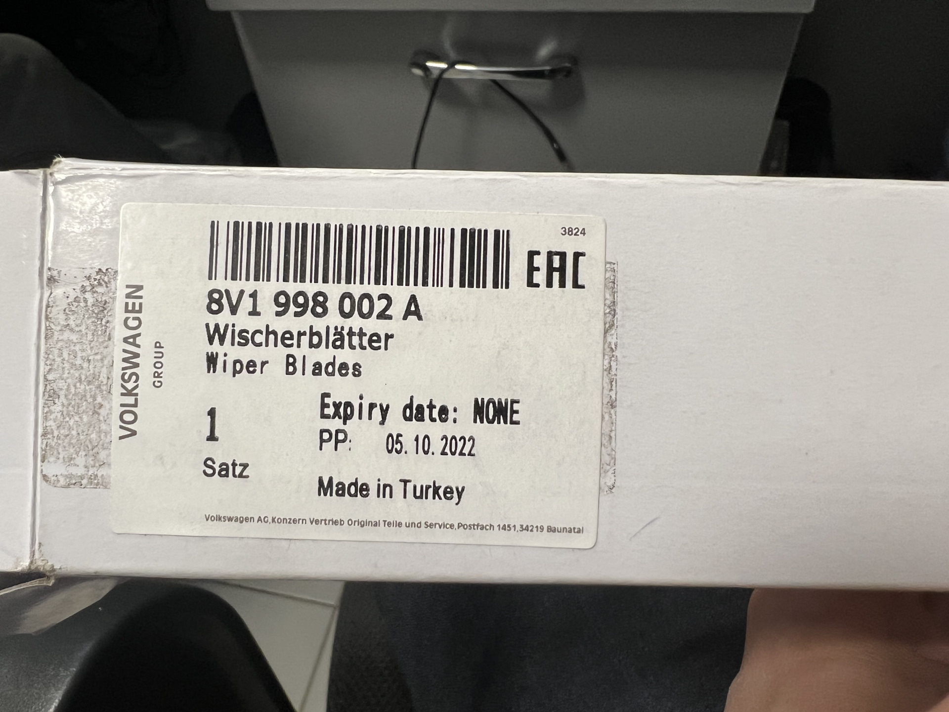 Замена дворников — Audi A3 Sedan (8V), 1,4 л, 2015 года | расходники ...