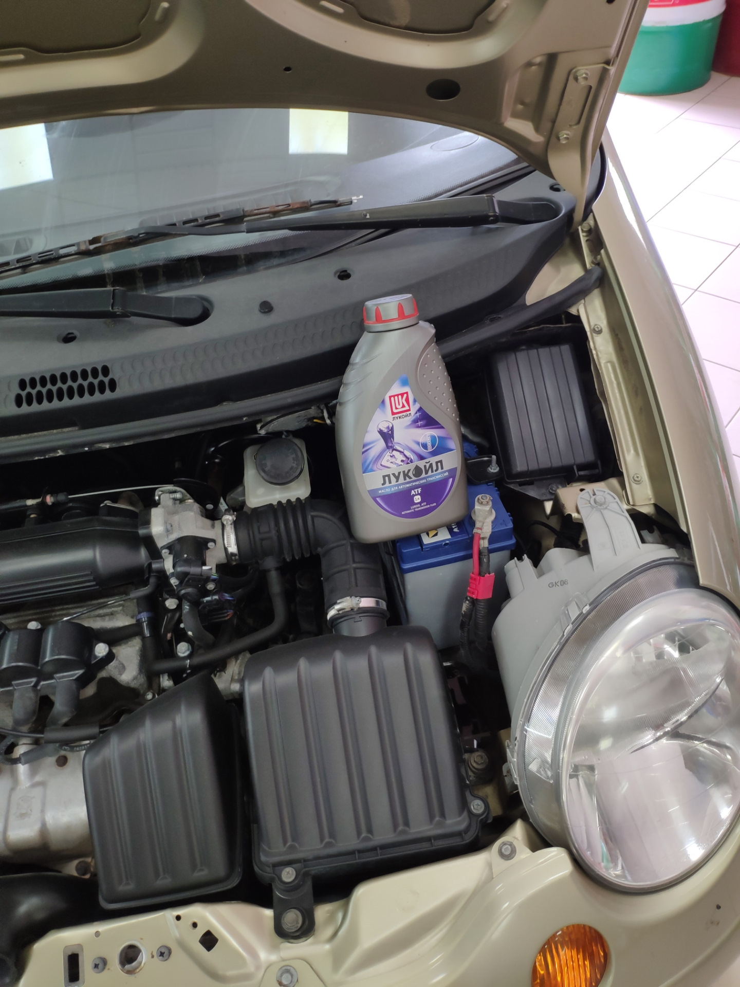 АТФ в МКПП Daewoo Matiz — Daewoo Matiz (M100, M150), 0,8 л, 2008 года ...