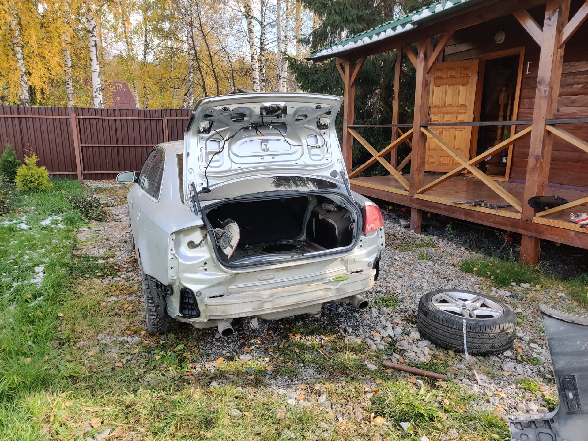 Star line — Audi A4 (B7), 2 л, 2005 года | стайлинг | DRIVE2