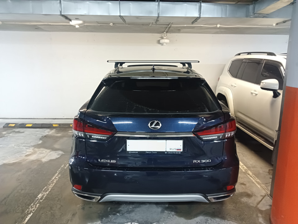 Поперечины Thule — Lexus RX (4G), 2 л, 2019 года | аксессуары | DRIVE2