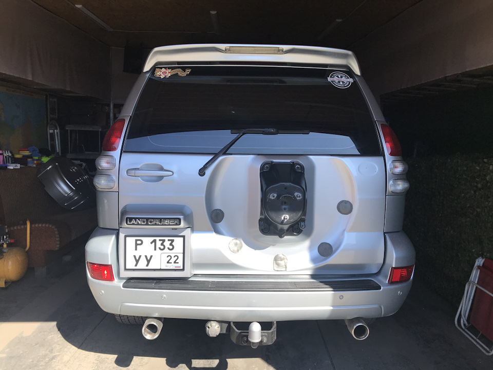 Багажник — Toyota Land Cruiser Prado 120-series, 4 л, 2004 года ...