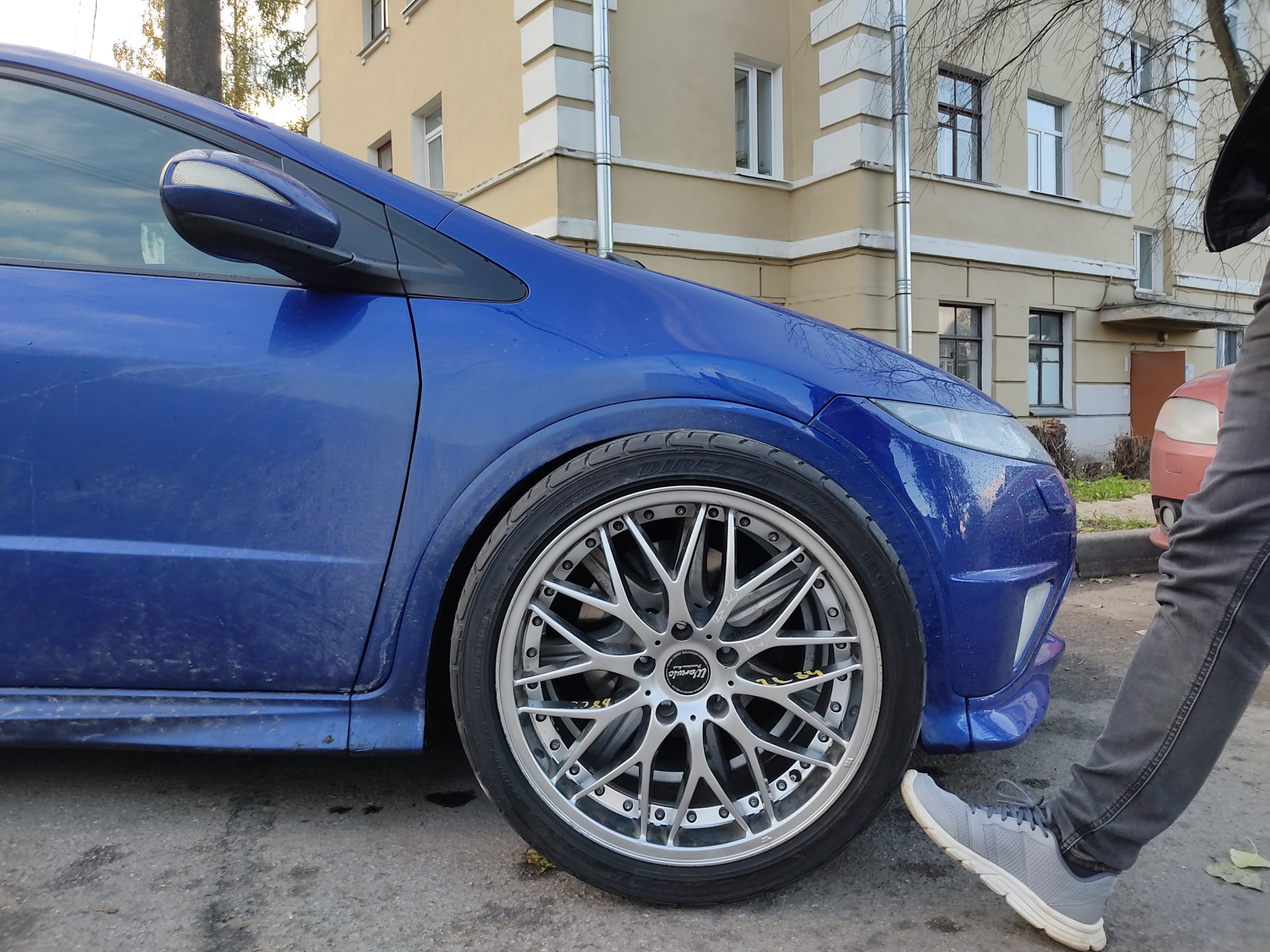 Супинаторы на диски и колесная тема — Honda Civic Type R (3G), 2 л ...