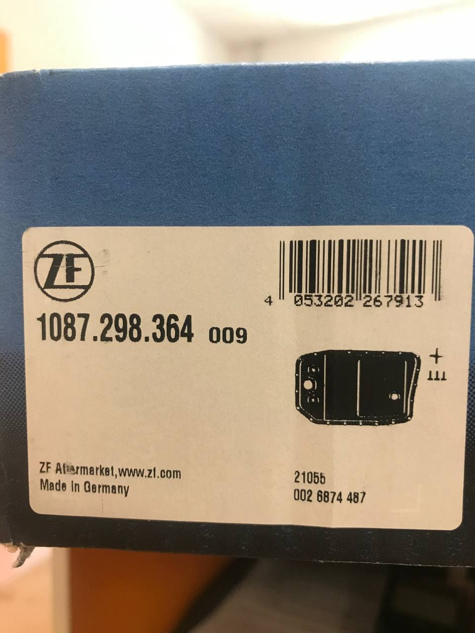 Вопрос по оригинальности фильтра АКПП ZF — BMW 1 series (F20), 1,6 л, 2013 года | другое | DRIVE2