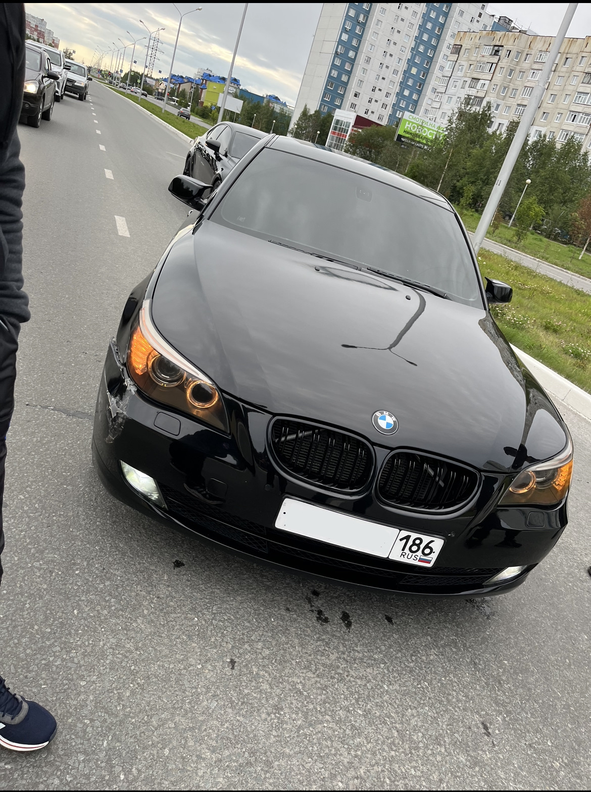 ДТП — BMW 5 series (E60), 2,5 л, 2008 года | ДТП | DRIVE2