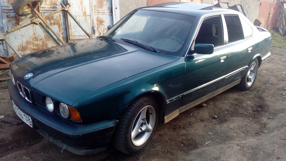 BMW 5 series (E34) 3.0 дизельный 1990 | 530 ISLANDGRUEN на DRIVE2