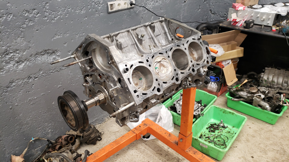 Сборка 3uz-fe часть 1 — Toyota Altezza, 4,4 л, 2003 года | тюнинг | DRIVE2