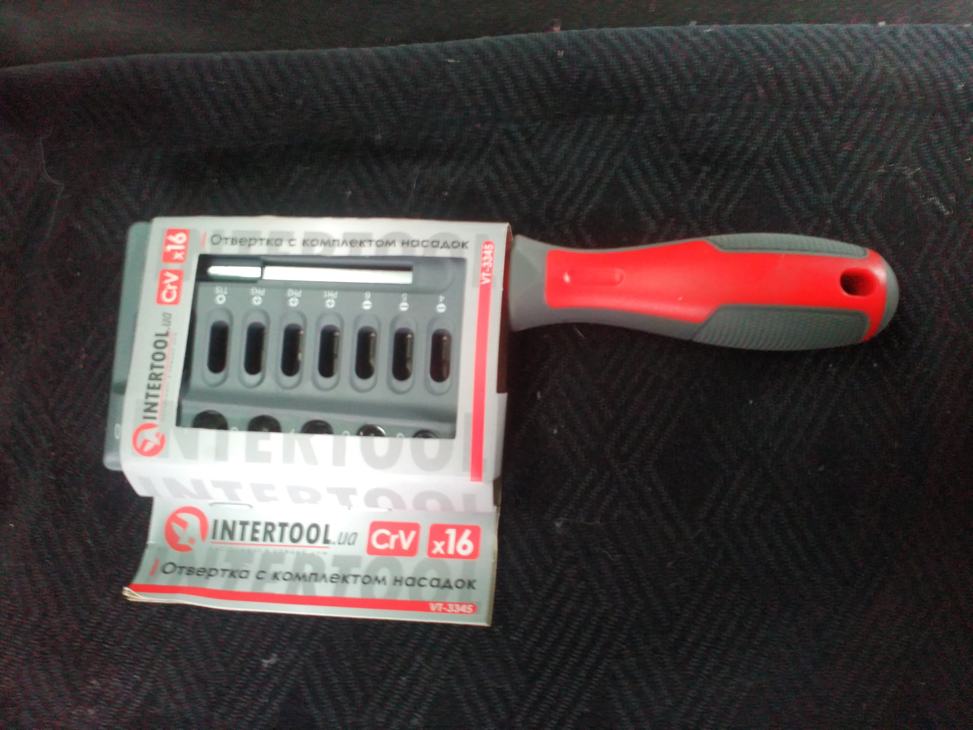 ᐉПритирка клапанов с присоской 2 еденицы JGAR0201 TOPTUL и Отвертка с комплектом насадок 16 ...