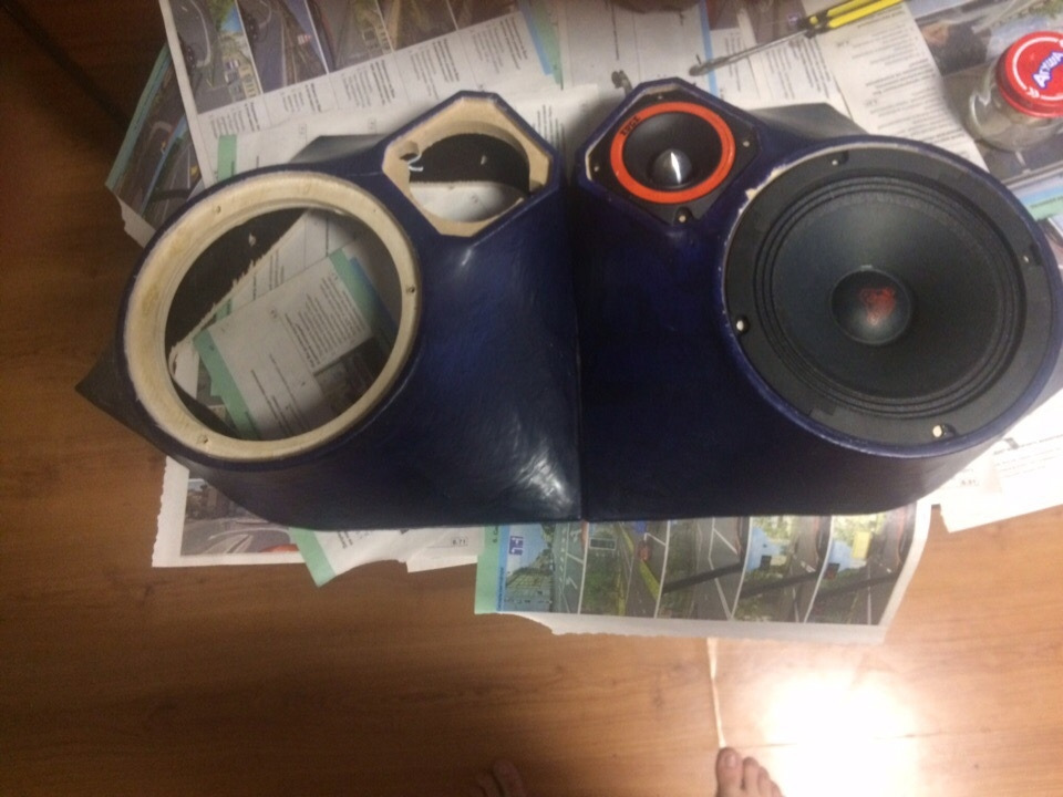 Подиумы для вч рупаров и второй пары динамиков нива — Lada 2131, 1,7 л ...