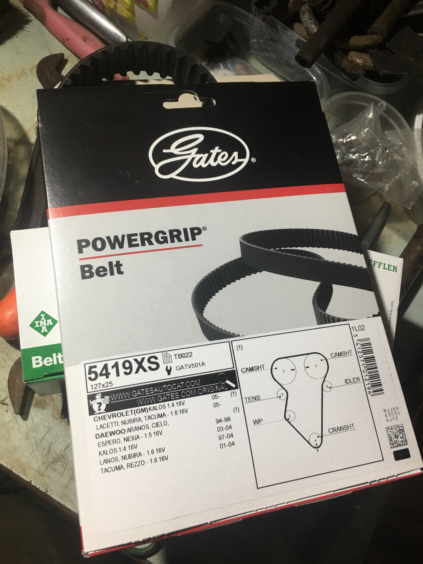 Первая замена ремня ГРМ — Chevrolet Cruze (1G), 1,6 л, 2013 года ...