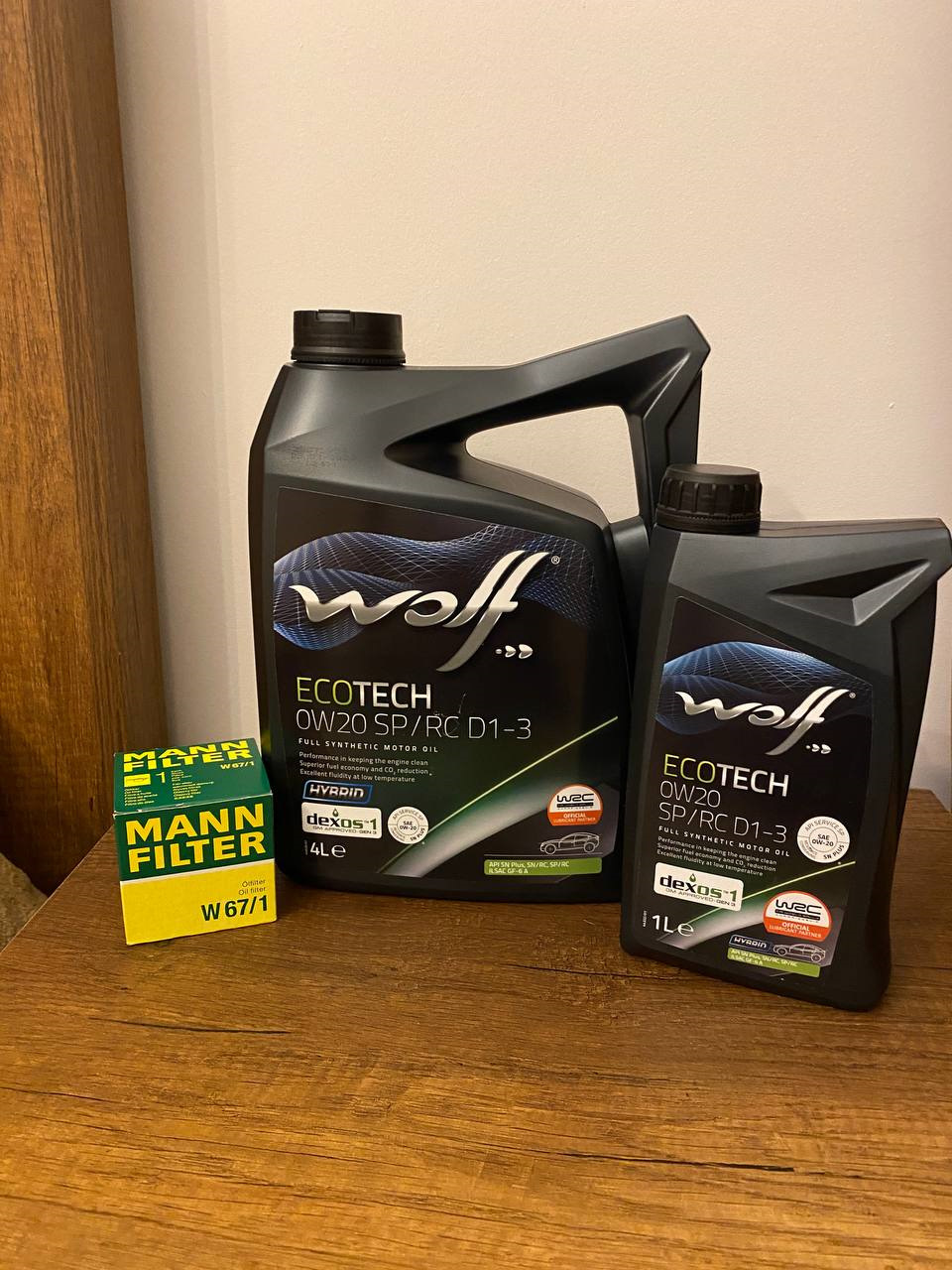 18.Замена Mасло WOLF ECOTECH 0W20 SP/RC D1-3 — Mazda 6 (3G) GJ, 2,5 л ...