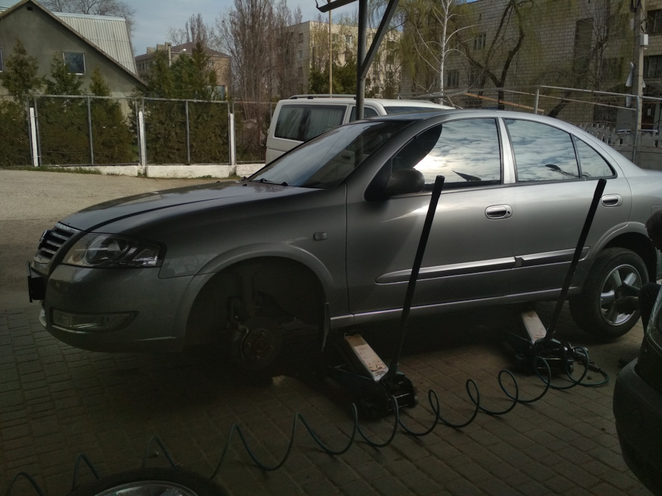 Переобувка + замена салонного фильтра — Nissan Almera Classic (B10), 1 ...
