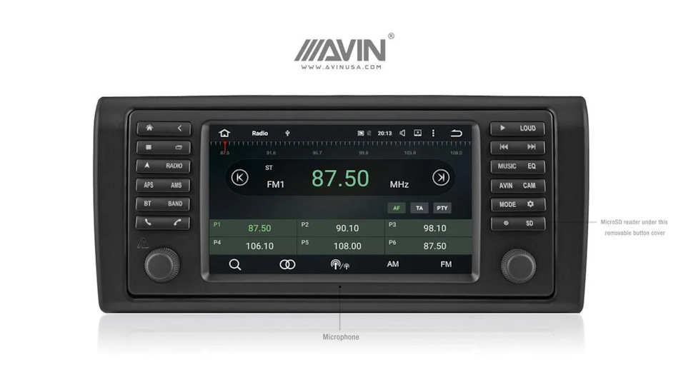 AVIN AVANT 4 Multimedia Navigation System for BMW E38 — BMW 7 series ...