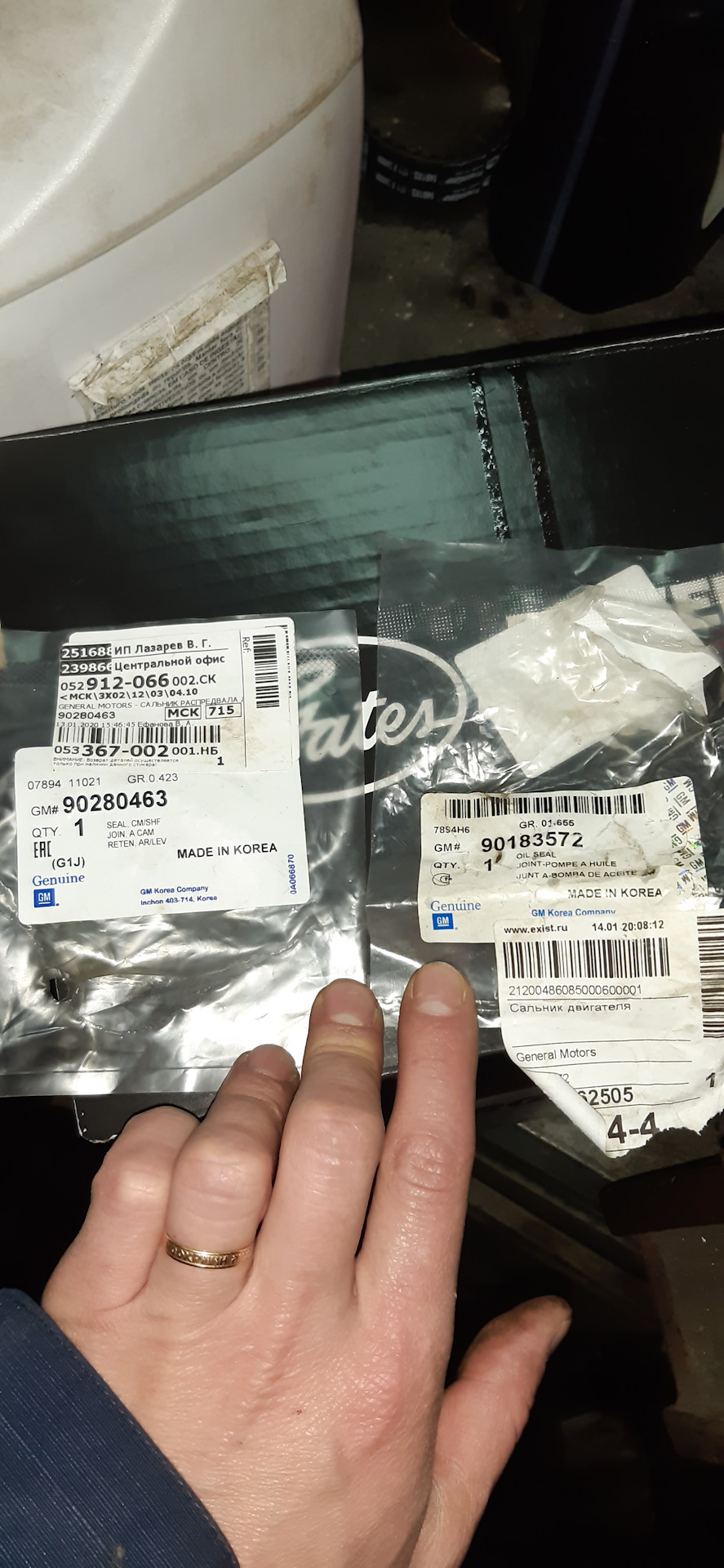 Замена ремня ГРМ с помпой. — Chevrolet Captiva (1G), 2,4 л, 2007 года ...