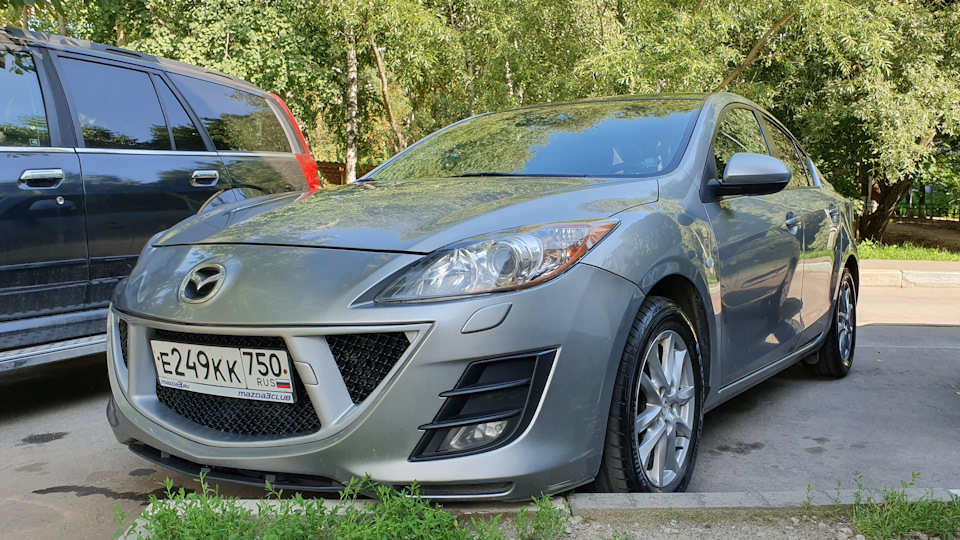 Mazda 3 (2G) BL 1.6 бензиновый 2010 | Silver Smile на DRIVE2