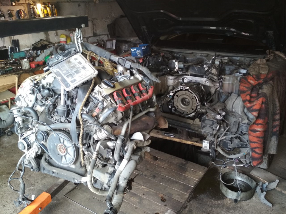 Замена цепей и примеры последствий незамены — Audi A8 (D4), 4,2 л, 2011 ...