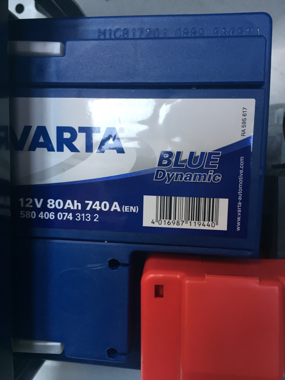 5804060743132 Аккумулятор автомобильный Varta Blue Dynamic F17 6СТ-80 VARTA | Запчасти на DRIVE2