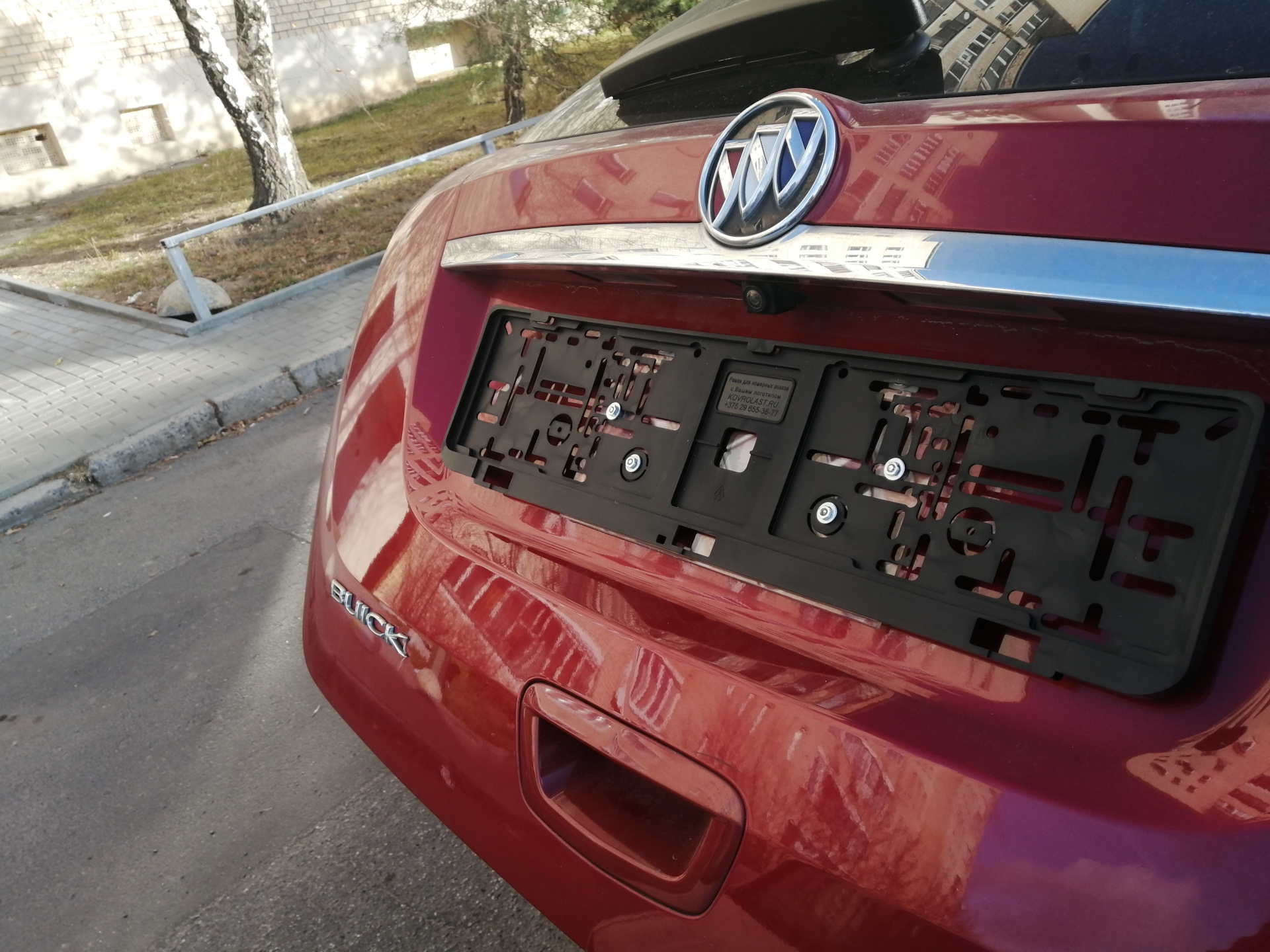Переходник с американского номера на европейский — Buick Encore, 1,4 л ...