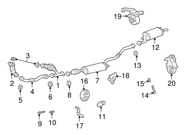 1744020180 Выхлопная труба Тойота TOYOTA LEXUS | Запчасти на DRIVE2