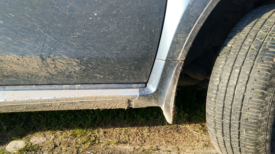 Брызговики Дастер Гард передние — Nissan Terrano III, 2 л, 2017 года ...