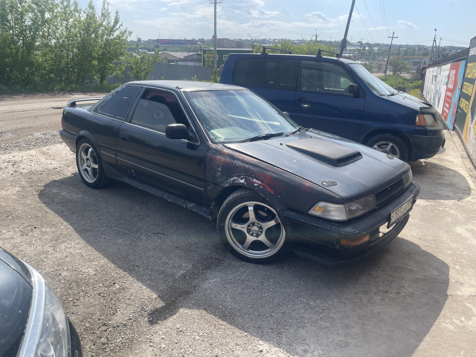 Традиционный прохват) — Toyota Corolla Levin (AE91/92), 2 л, 1988 года ...