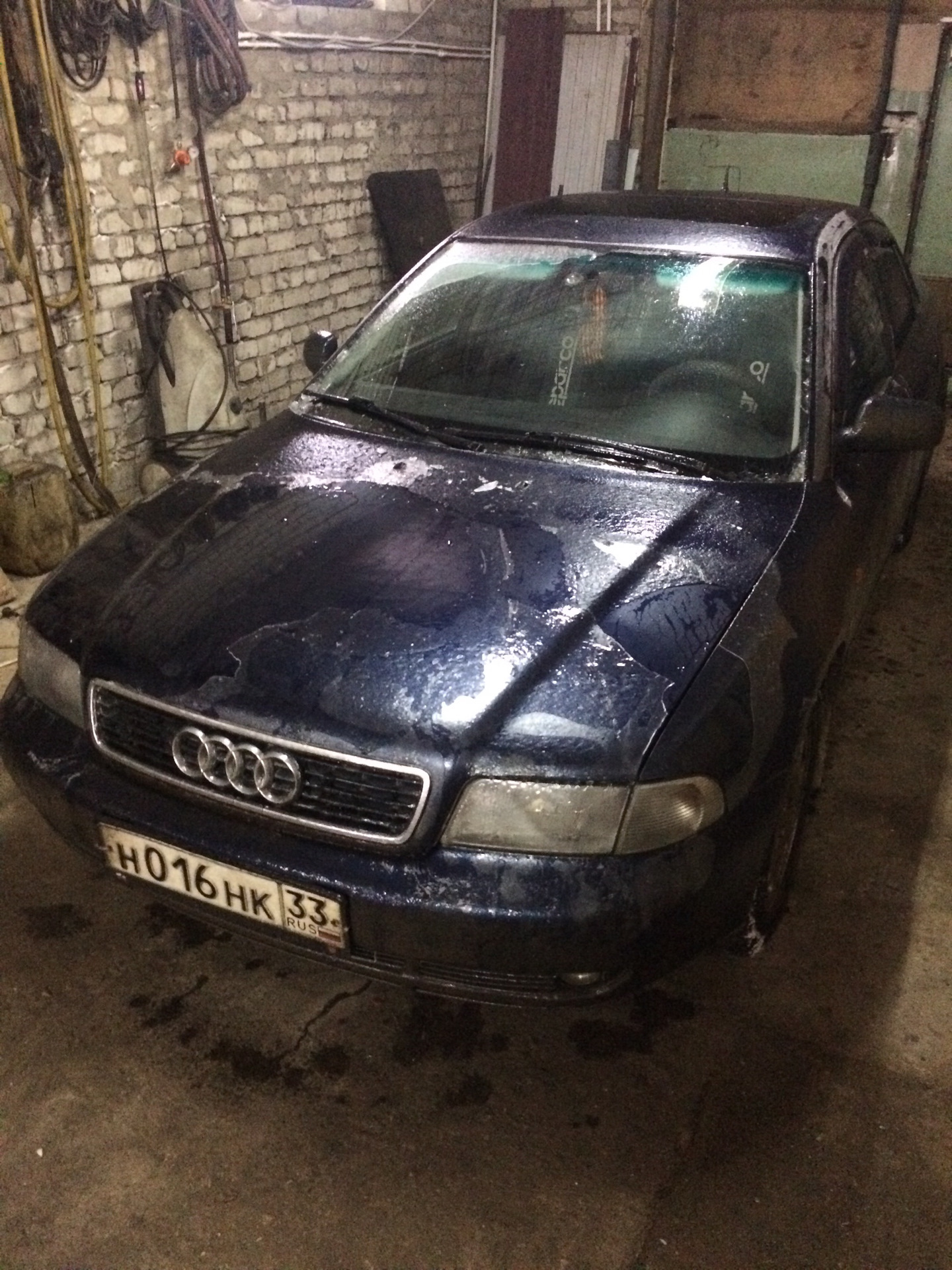 Дождь плюс легкий мороз — Audi A4 (B5), 1,6 л, 1996 года | просто так | DRIVE2