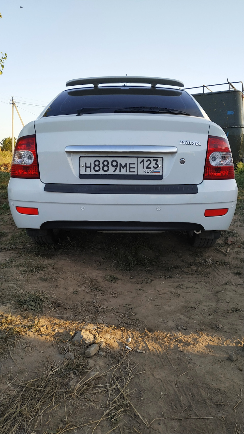 Бампер в пленку — Lada Приора хэтчбек, 1,6 л, 2013 года | тюнинг | DRIVE2