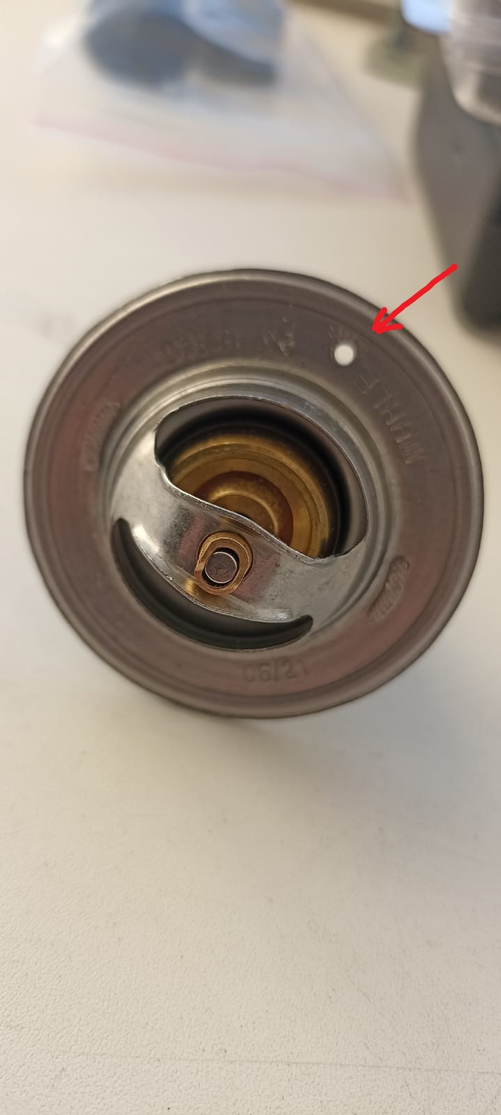 Холодный термостат CDAB (варианты) — Volkswagen Passat B7, 1,8 л, 2014 ...