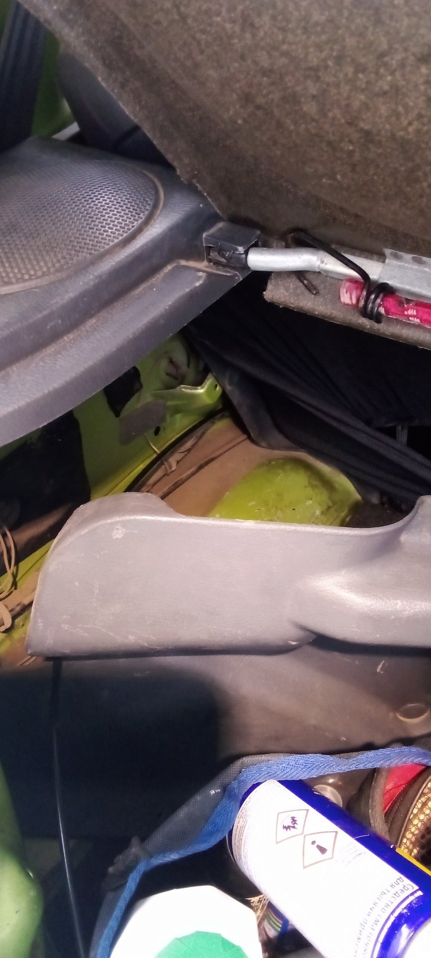 Открытие багажника из салона Part2 — Daewoo Matiz (M100/M150), 0,8 л ...