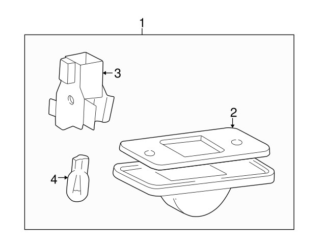 701943021 Фонарь освещения номерного знака / VW T4 VAG | Запчасти на DRIVE2