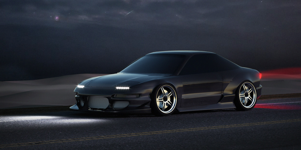 Widebody final look — Ford Probe II, 4 л, 1993 года | стайлинг | DRIVE2