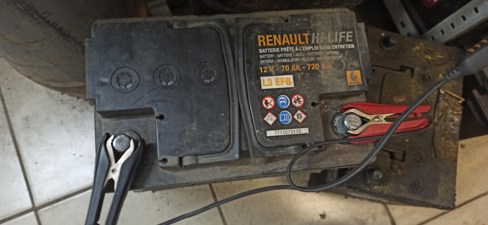 7711575175 Аккумуляторная батарея 70ah 720a RENAULT | Запчасти на DRIVE2