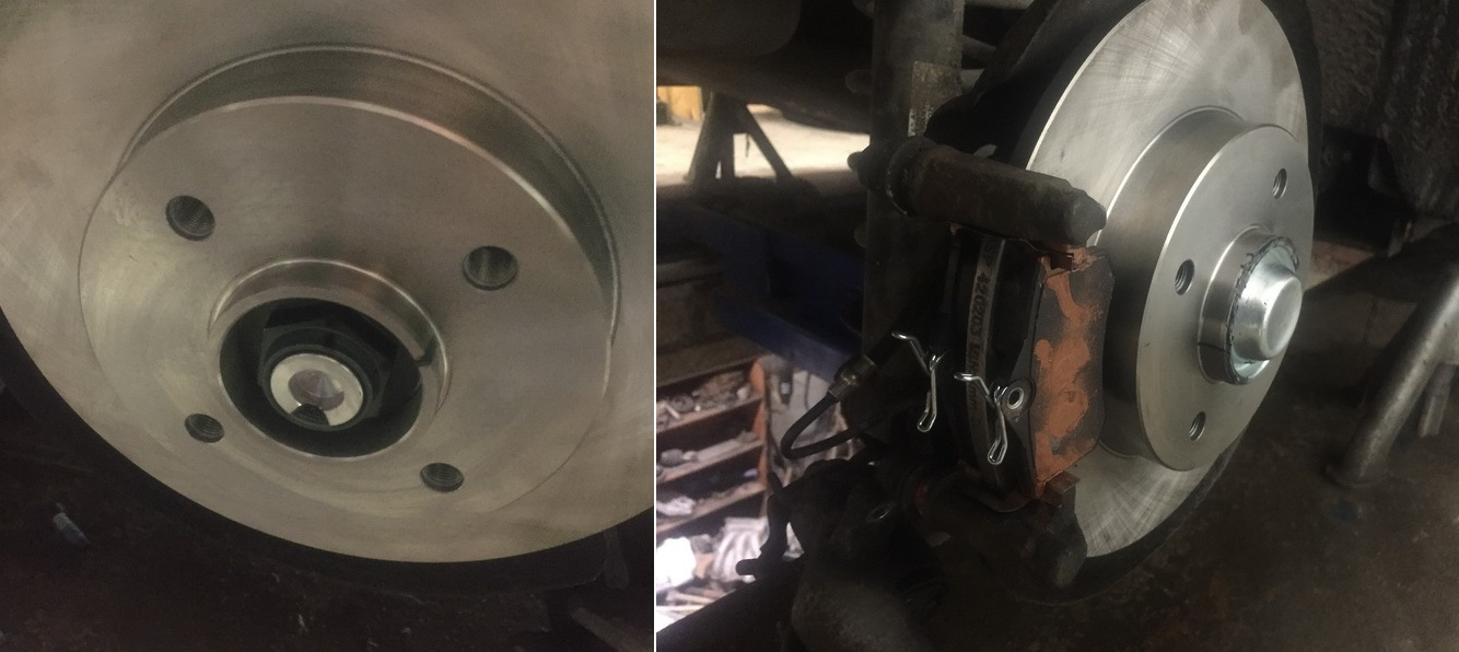 Задние тормозные диски, колодки и ТЖ, ПЕЖО 308 — Peugeot 308 (1G), 1,6 ...