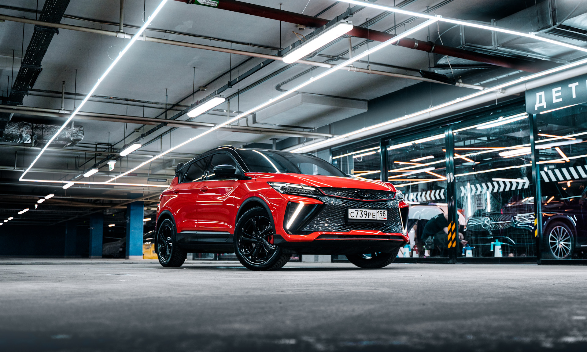 Geely Coolray: тюнинг за миллион 💰🚗 — Geely Coolray (2023), 1,5 л, 2023 ...