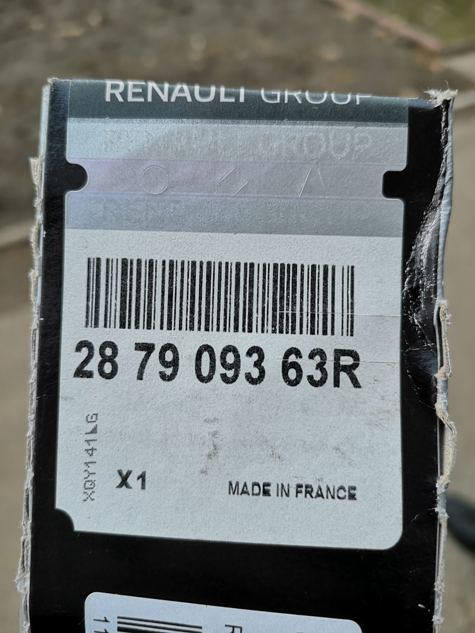 287909363R Щетка стеклоочистителя двери задка RENAULT | Запчасти на DRIVE2