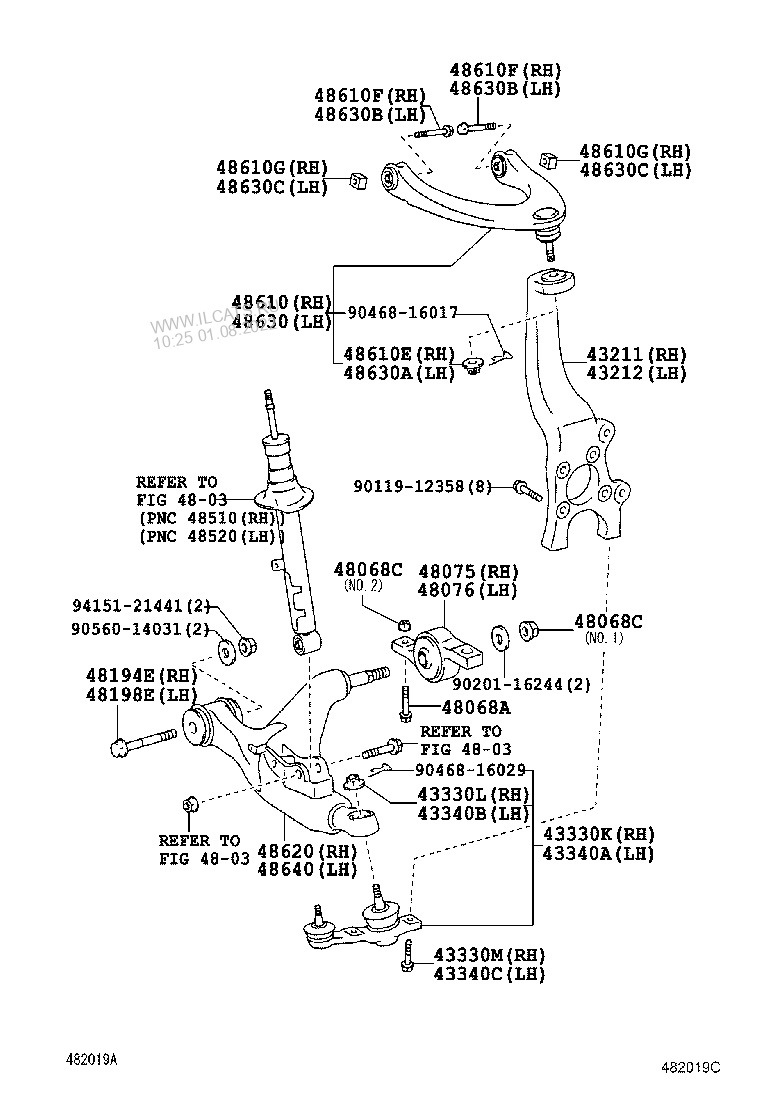 шпаргалка по подвеске — Lexus GS (S190), 4,3 л, 2006 года | просто так ...
