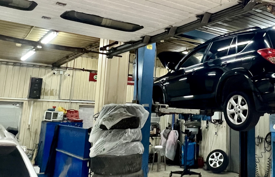 Замена рулевой рейки, опор и опорных подшипников передних амортизоторов ...