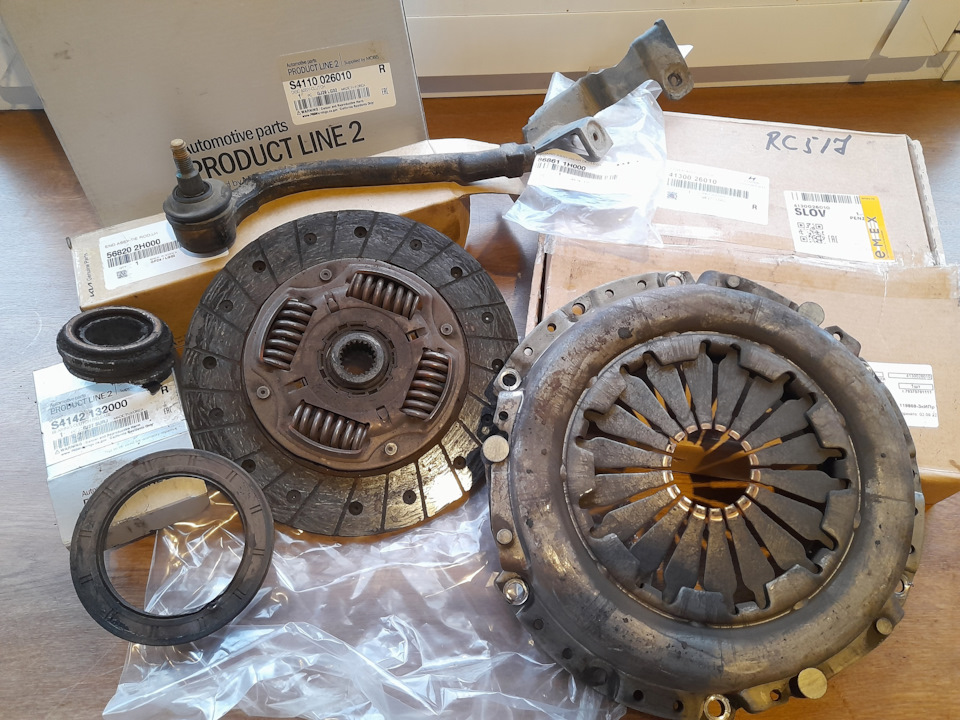 Замена сцепления, масла МКПП и наконечника рулевой — KIA Ceed (1G), 1,6 ...