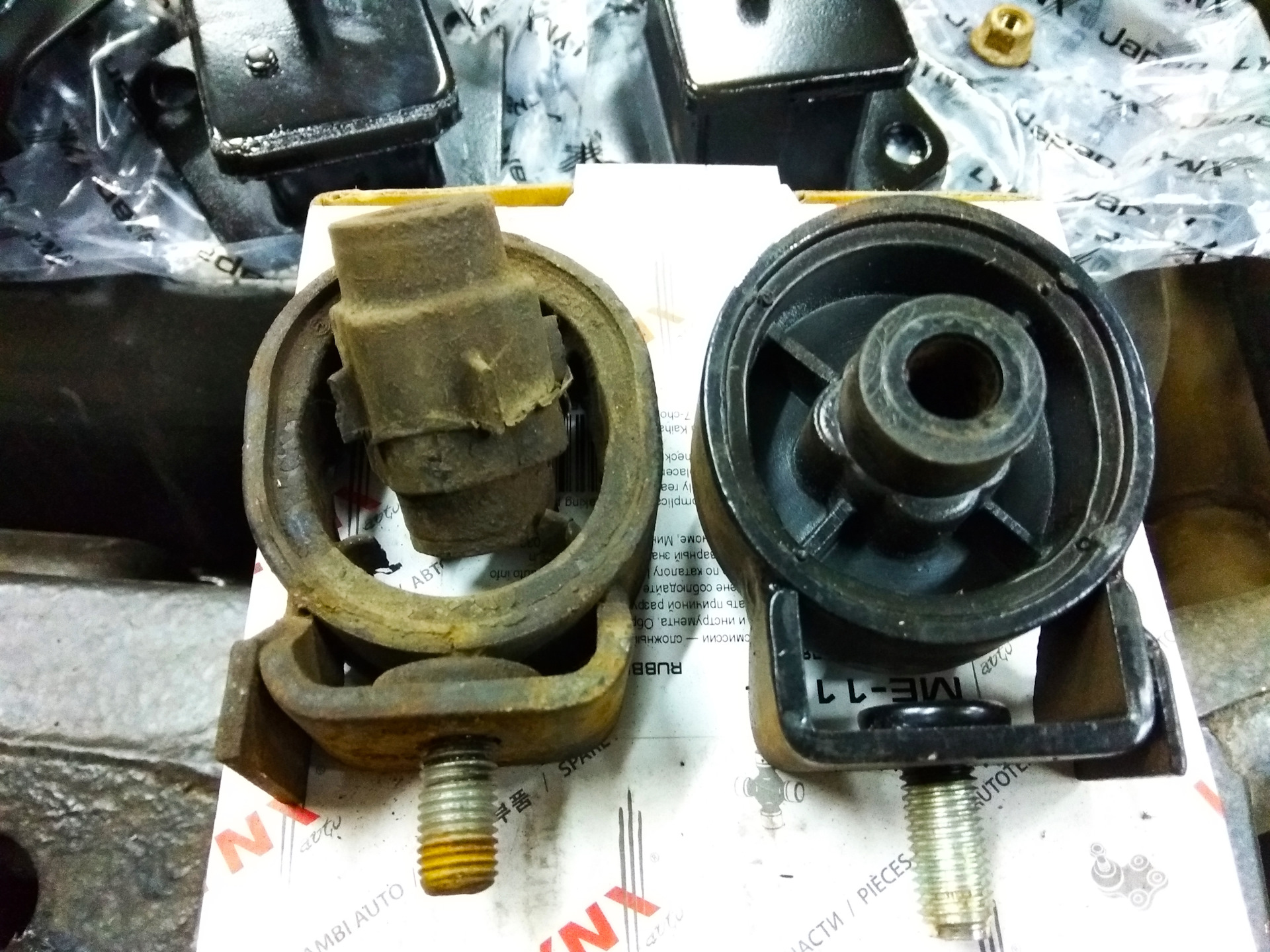 Установка кузова на раму Паджеро 2. Подушки ДВС, АКПП, рамы ...