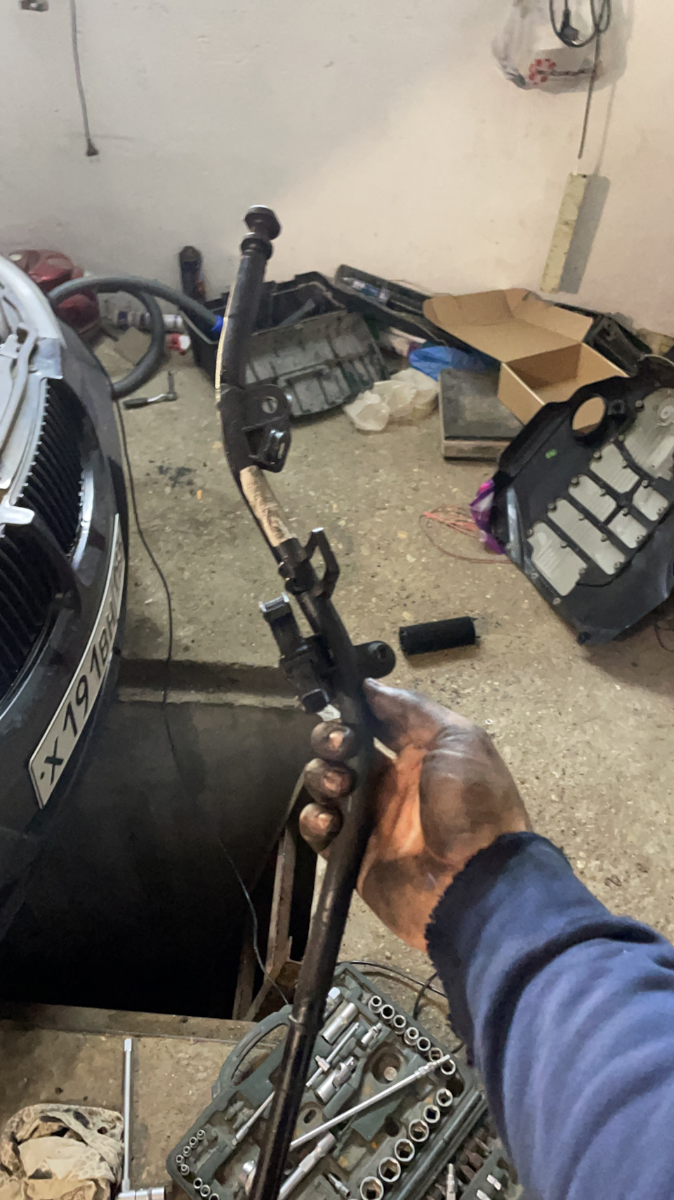 #14 Замена трубки масляного щупа n47b20;замена масла 320800км — BMW 3 ...