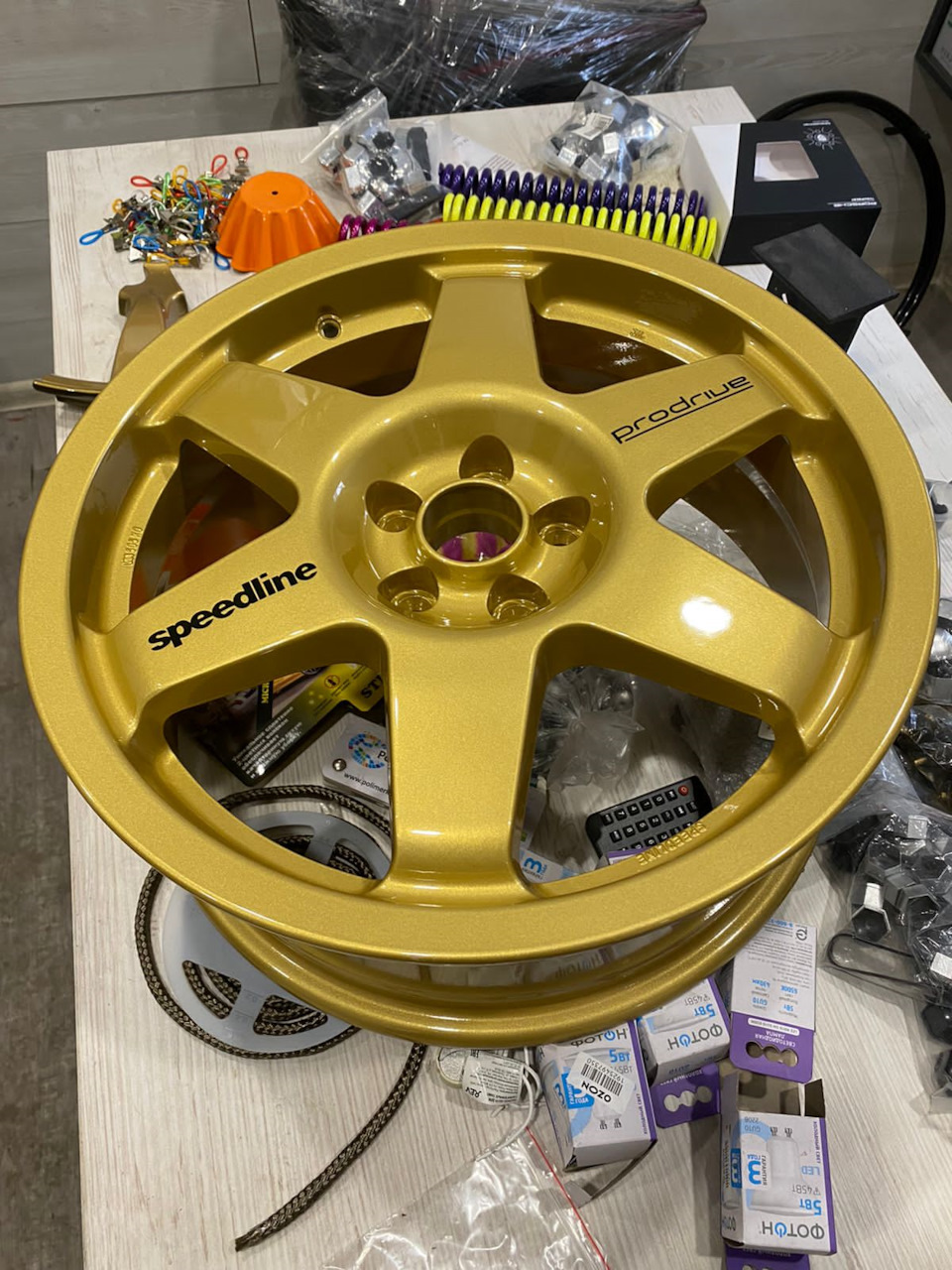 Восстановление дисков Speedline ST2 R17 ET35, новая резина Sailun ...