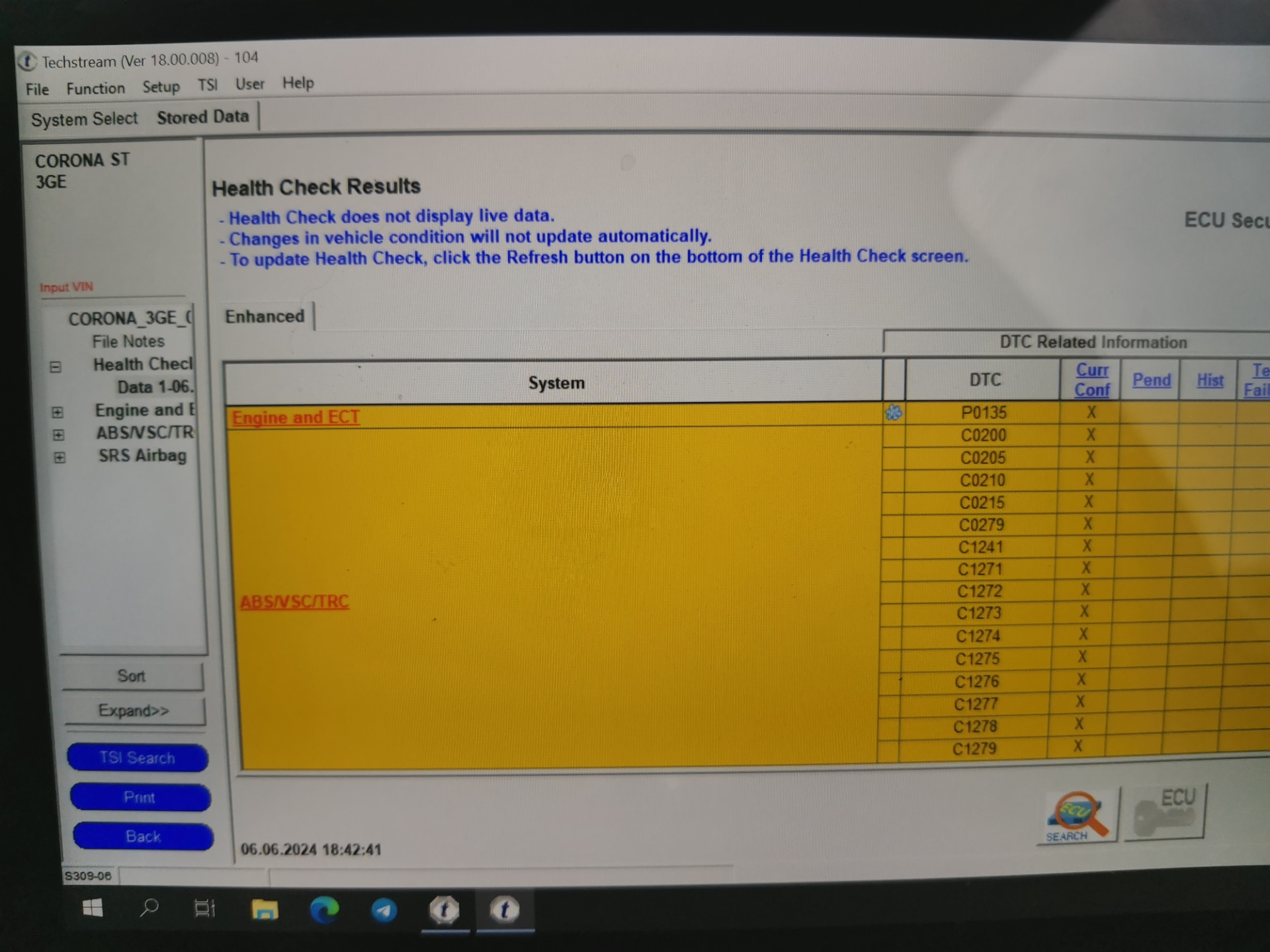 Первый Health check — Toyota Caldina (210), 2 л, 1998 года ...