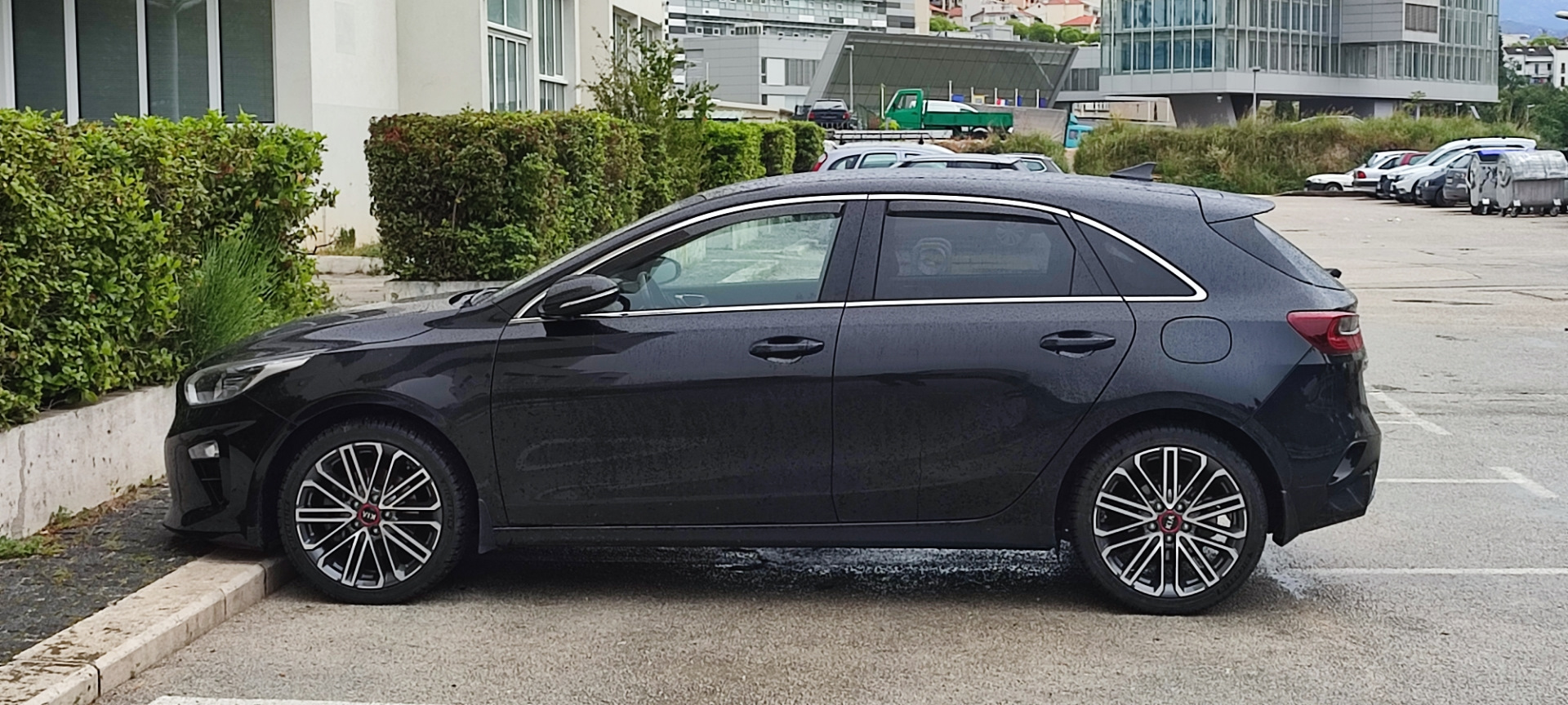 GT alloy wheels 18 & michelin 225/40 pilot sport 4 — KIA Ceed (3G), 1 л, 2019 года | колёсные ...